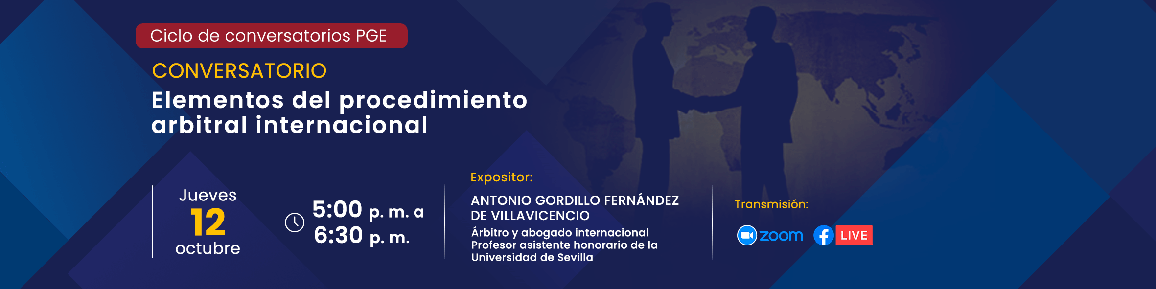 Curso: Conversatorio "Elementos del procedimiento arbitral internacional"